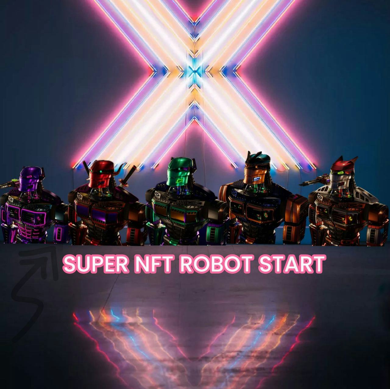 SUPER NFT ROBOT START | Foundation