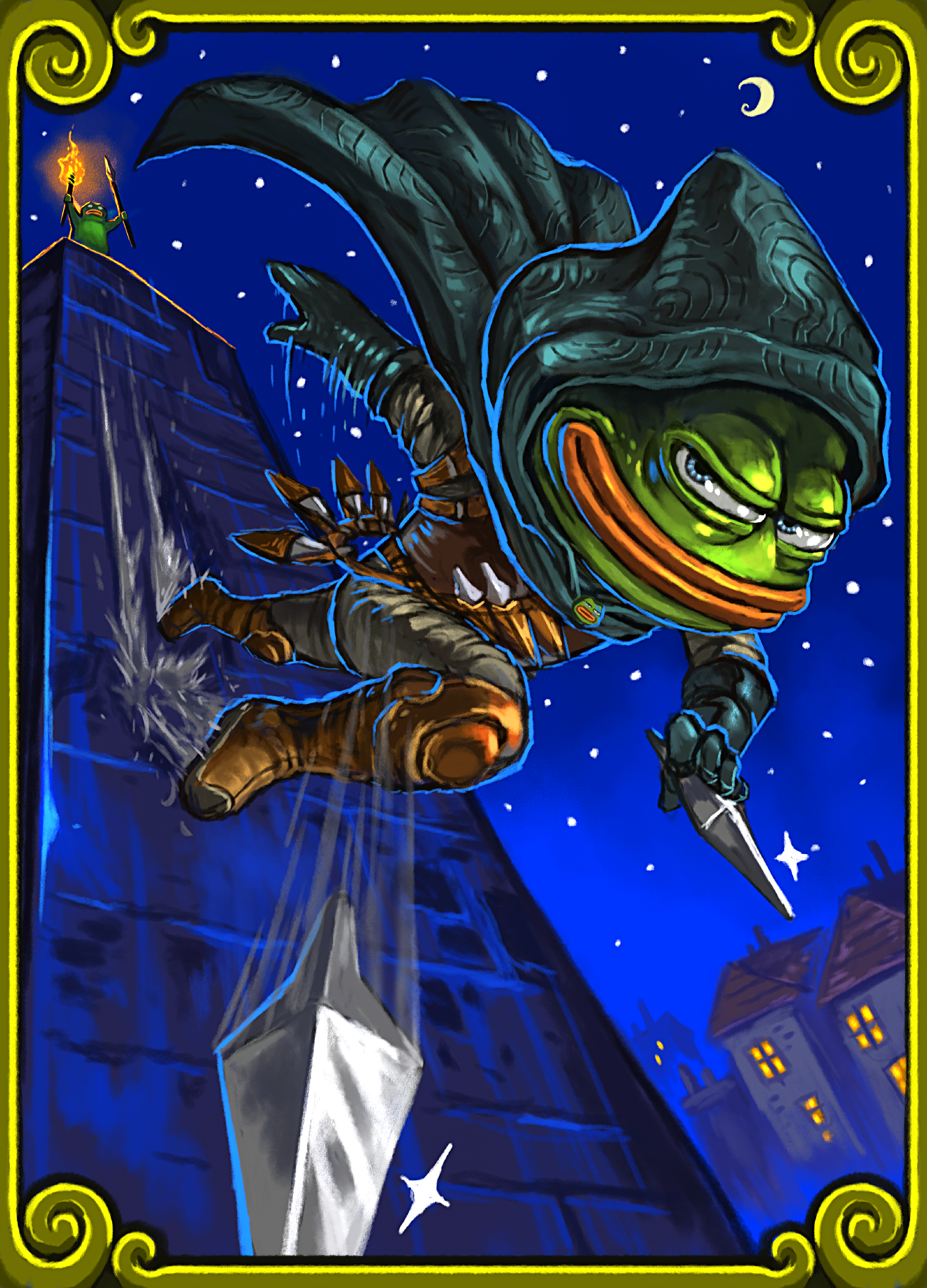 Pepe Battle Card | Foundation