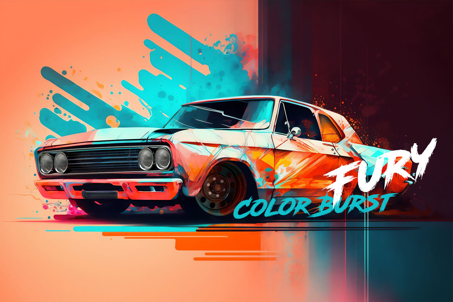 Color Burst FURY | Foundation