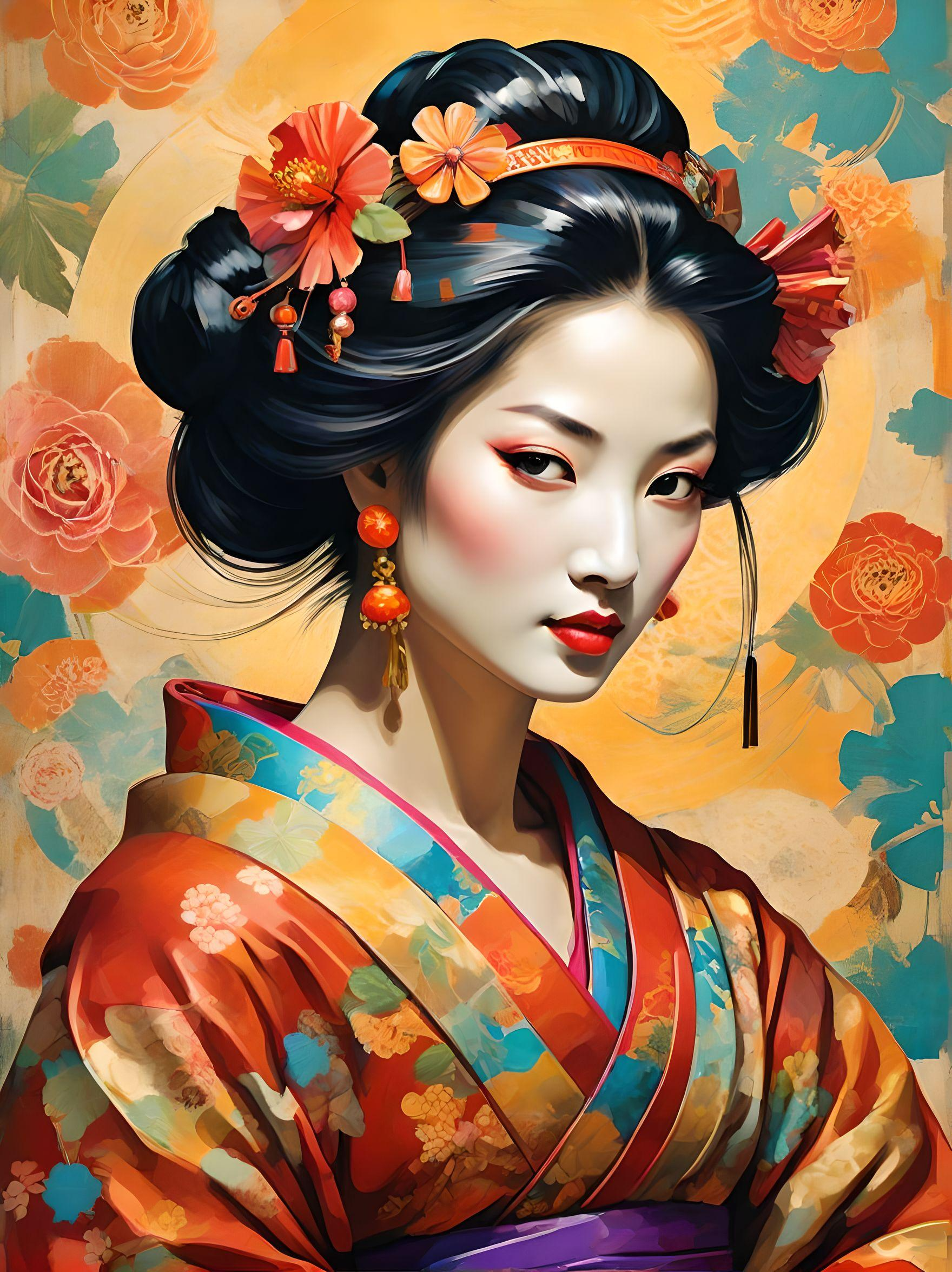 Geisha (digital art) | Foundation
