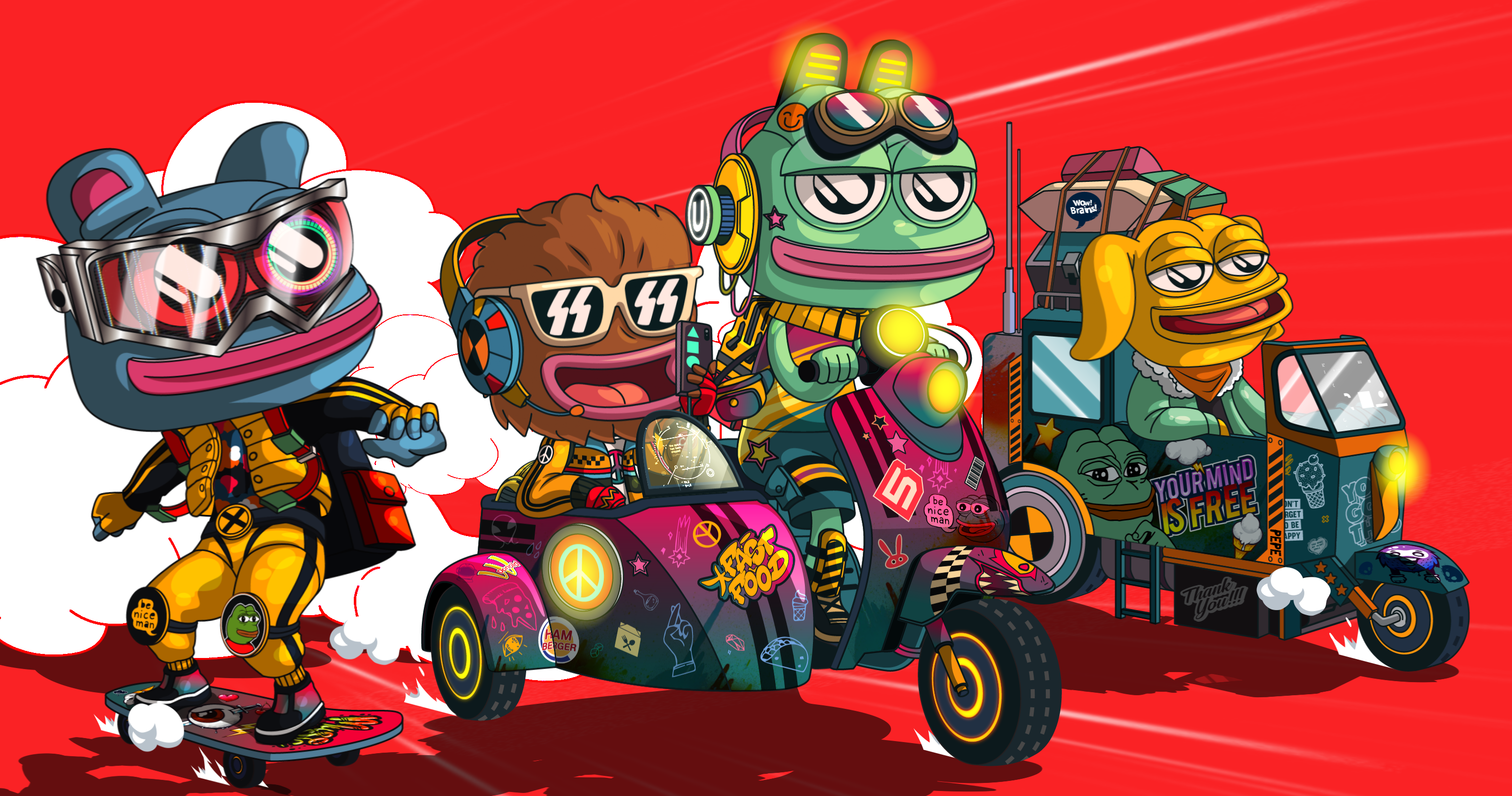 Pepe the frog's friends | Foundation