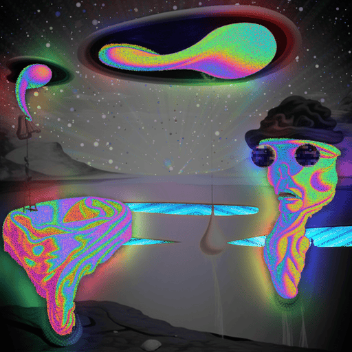 Alien Dreamscape: Glitched Digital Realms | Foundation