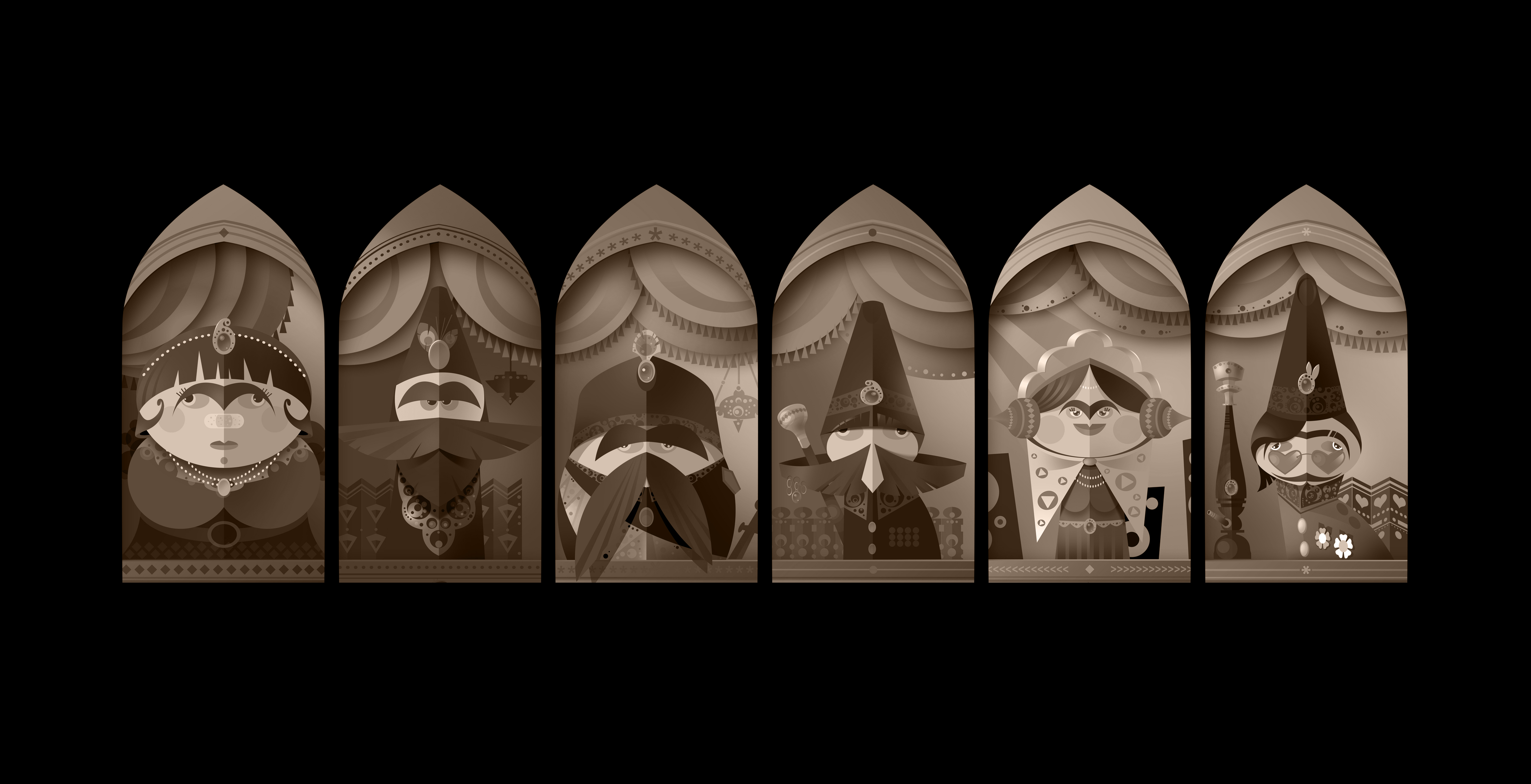 Ghajari Characters | Foundation