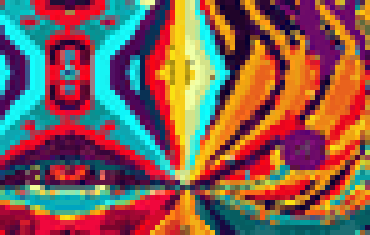 Pixel Colors and Forms (AI + Pixel Art) | Foundation