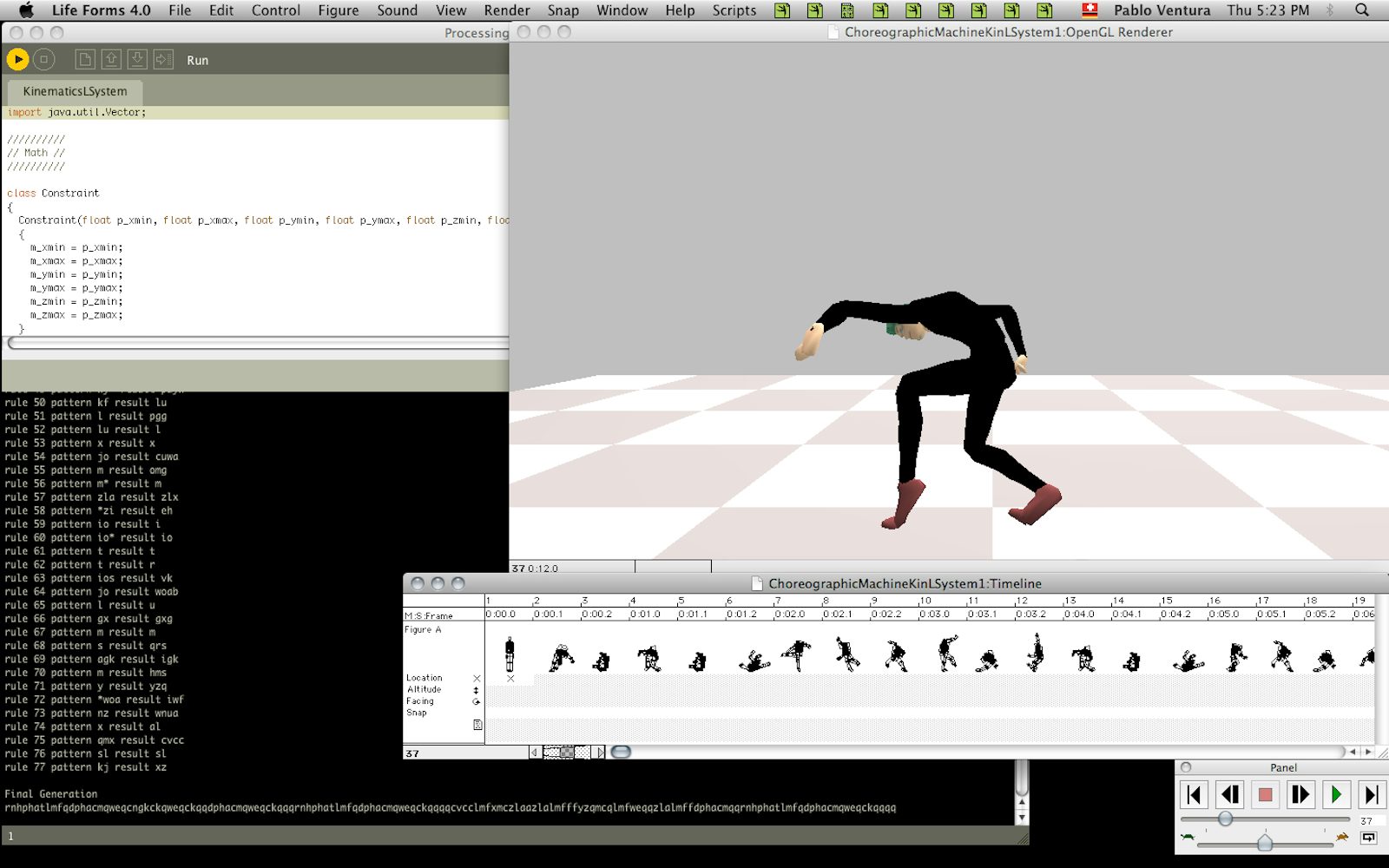 Algorithmic Reflections on Choreography | Foundation
