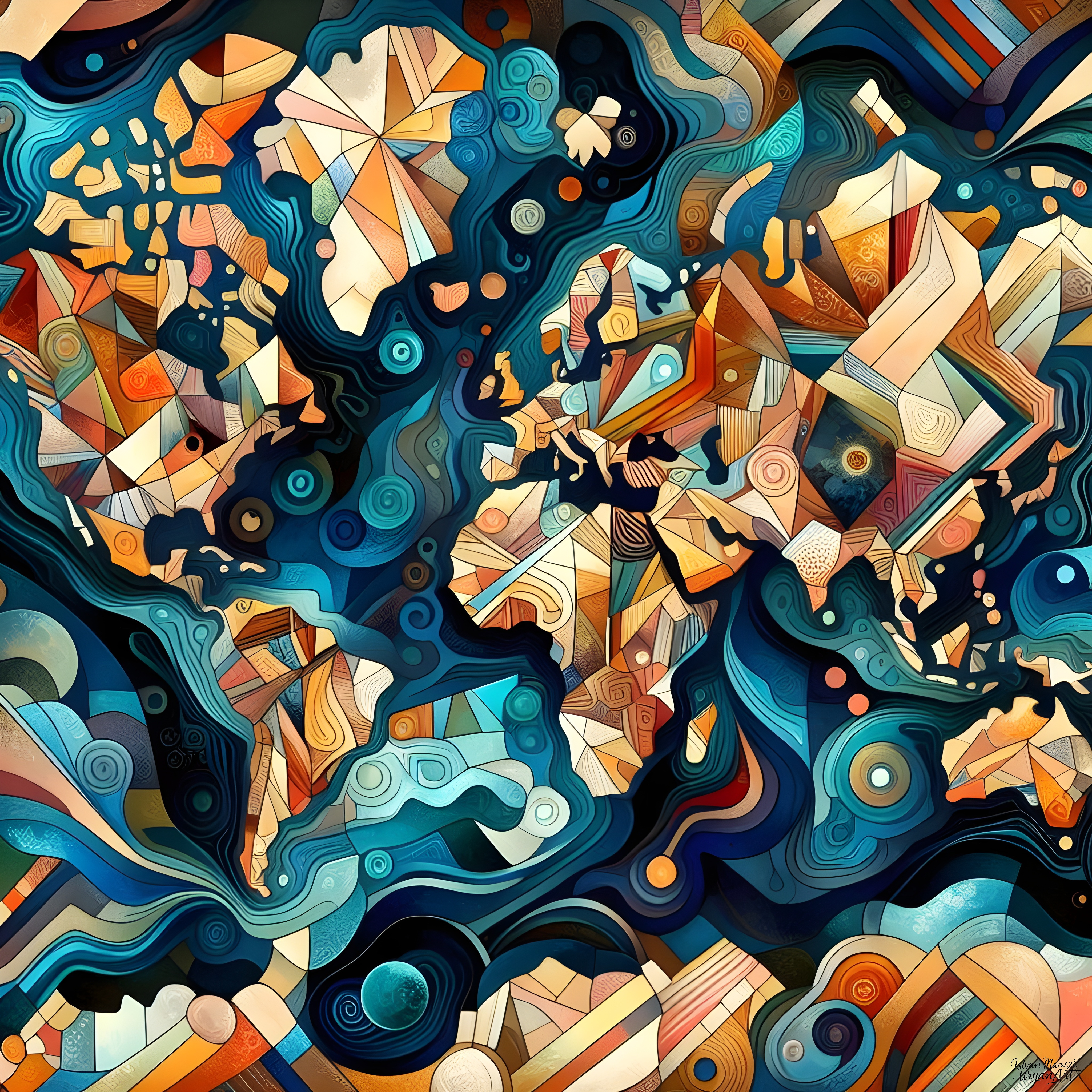 Cubist maps of the World | Foundation