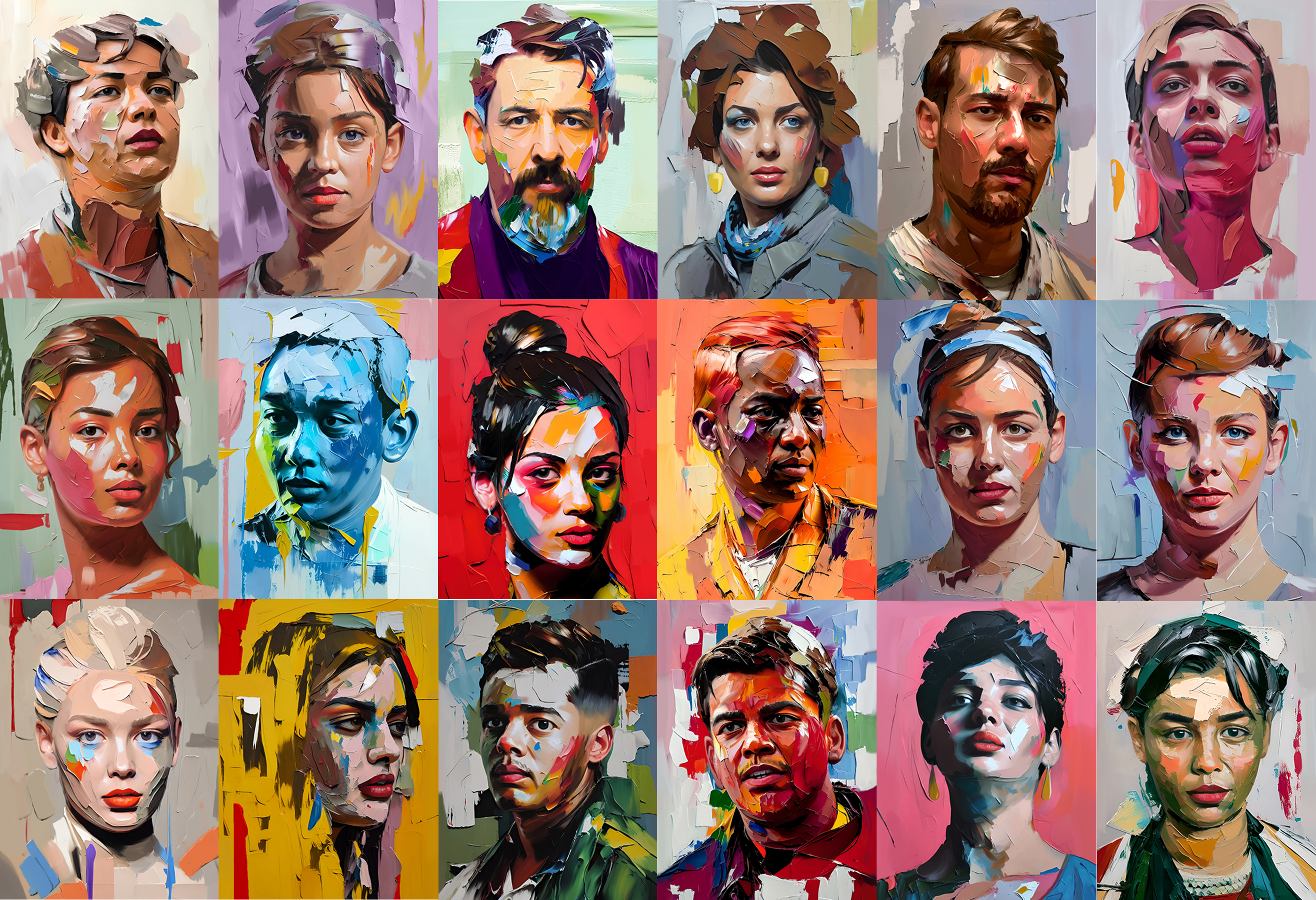 Impasto Portraits | Foundation